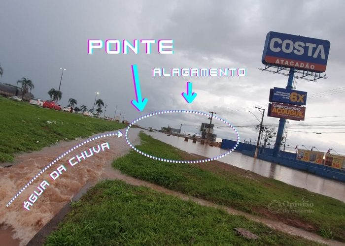 Ponte de Pábio Mossoró e Marcus Vinícius, na marginal da BR040, é mais ...