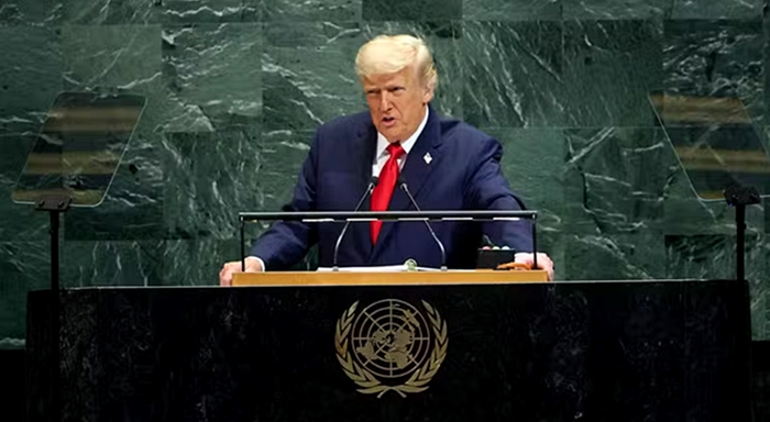 Trump ataca a entidade e a China, nega as urgências climáticas e faz ...